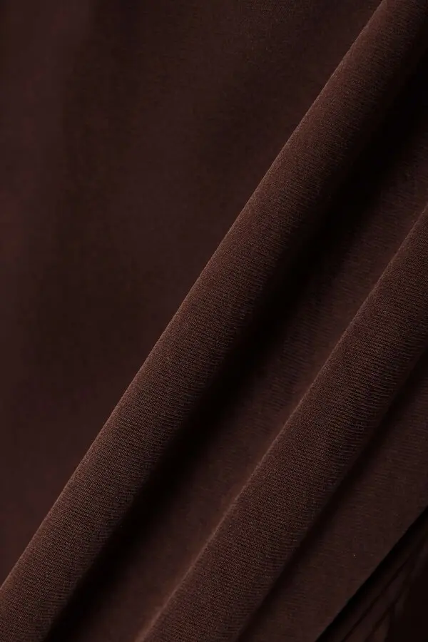 Faithfull The Brand Net Sustain Santiana Lenzing Ecovero-Satin Maxi Dress  In Brown - 60% Off | Editorialist