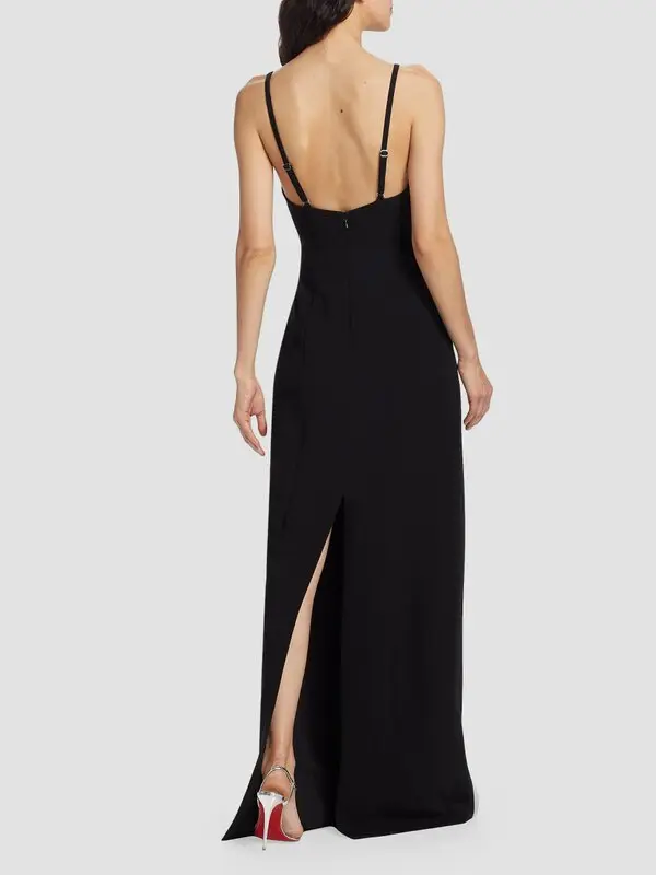 Cinq À Sept Adele Embellished Bow Gown - Black
