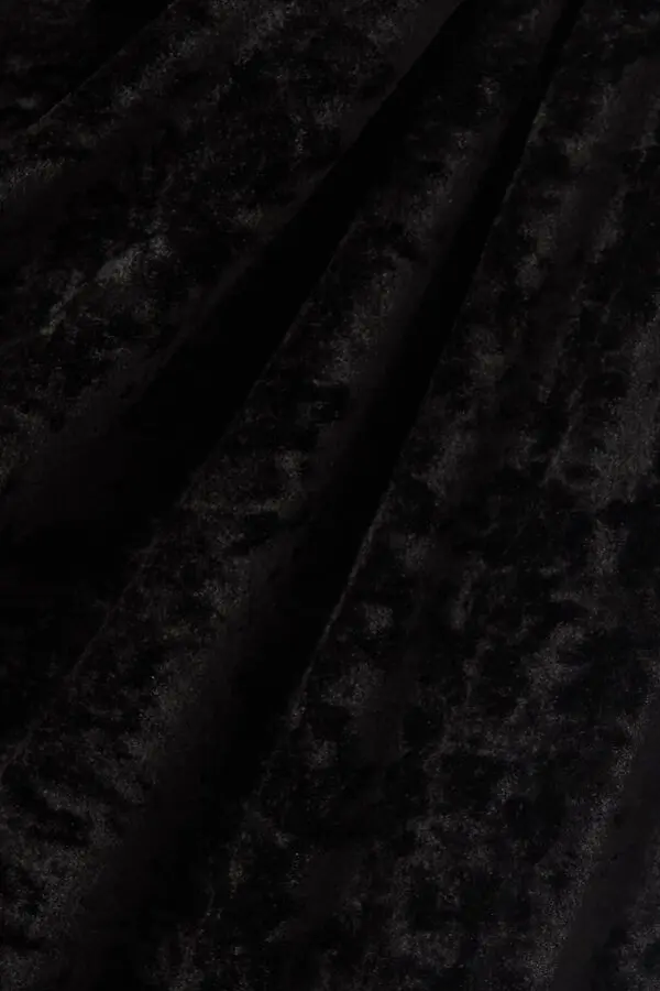 Jacquemus Off-the-shoulder Embellished Stretch-velour Gown