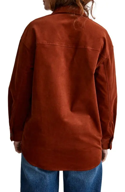 Madewell Stretch Twill Oversize Shirt Jacket