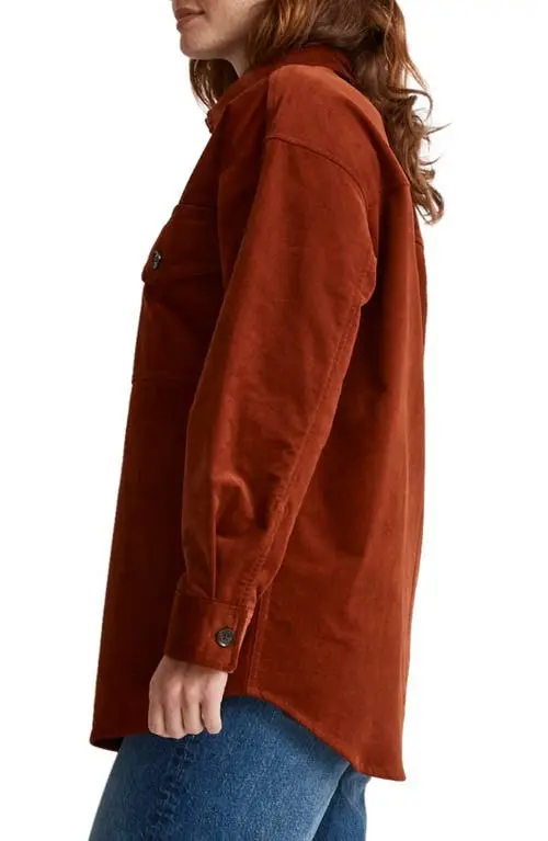 Madewell Stretch Twill Oversize Shirt Jacket