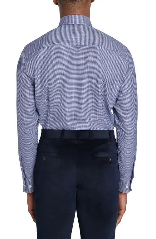 JACK VICTOR Kensington Dobby Cotton Dress Shirt