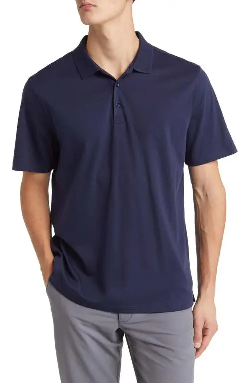 34 Heritage Pima Cotton Polo - Navy