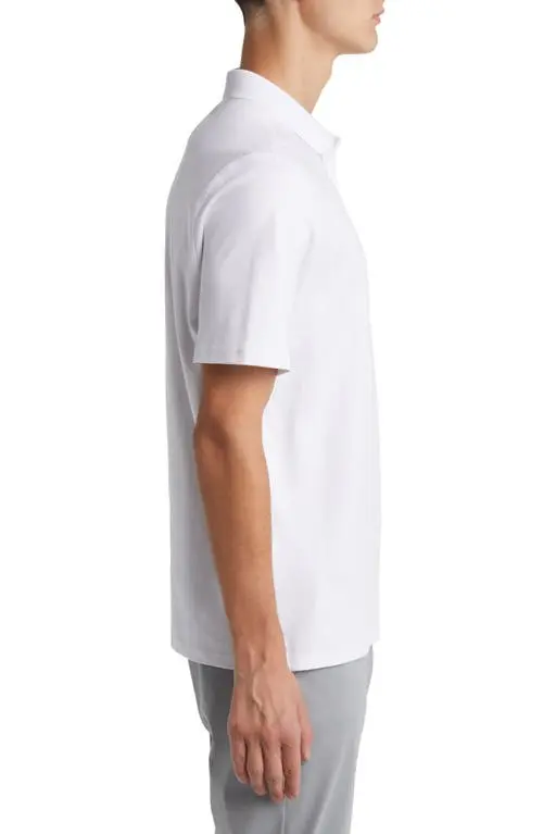 34 Heritage Pima Cotton Polo - White