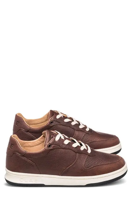 Clae Malone Leather Sneaker - Cocoa Leather