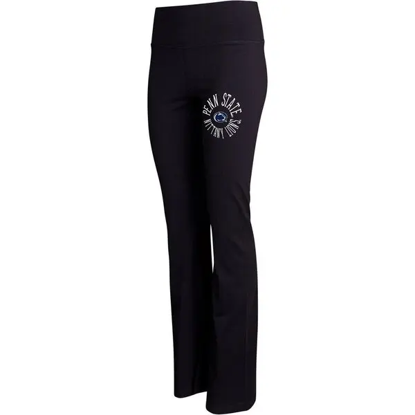 CONCEPTS SPORT Penn State Nittany Lions Enclave Tri-blend Flared Leggings - Black
