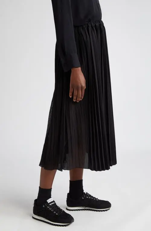 Tao Comme Des Garçons Pleated Georgette Skirt
