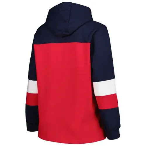 Profile Los Angeles Angels Colorblock Pullover Hoodie