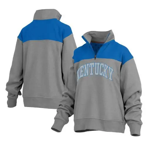 PRESSBOX Kentucky Wildcats Avon Fleece Quarter-zip Jacket