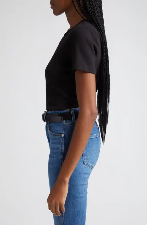 Veronica Beard Pruitt Cotton T-shirt - Black