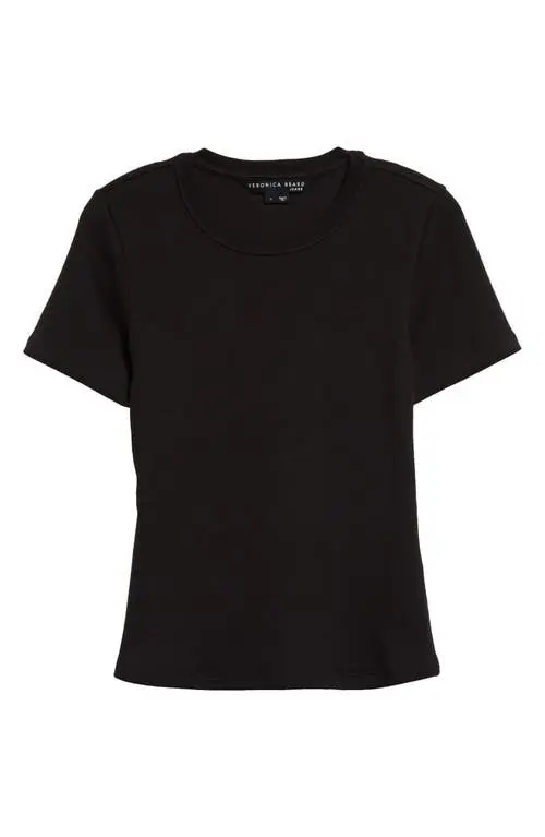 Veronica Beard Pruitt Cotton T-shirt - Black