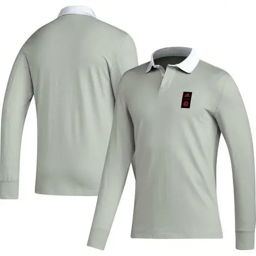 Adidas 2023 Player Chicago Fire Travel Long Sleeve Polo