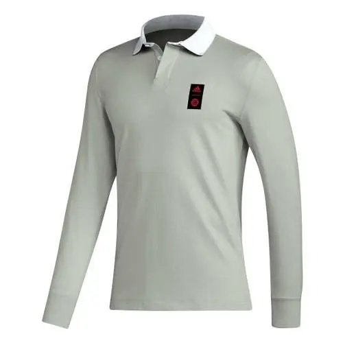 Adidas 2023 Player Chicago Fire Travel Long Sleeve Polo