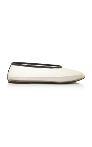 Khaite Marcy Mesh Flats - Neutral
