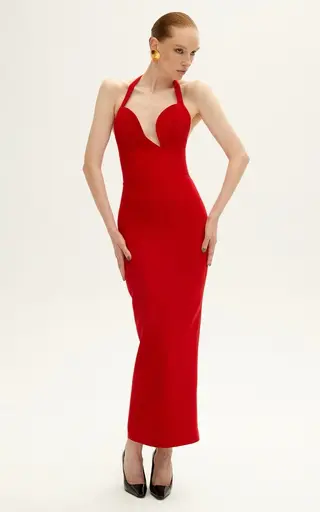chinese dress ladies Manon Satin Maxi Dress  Thread & Root Clothing Co
