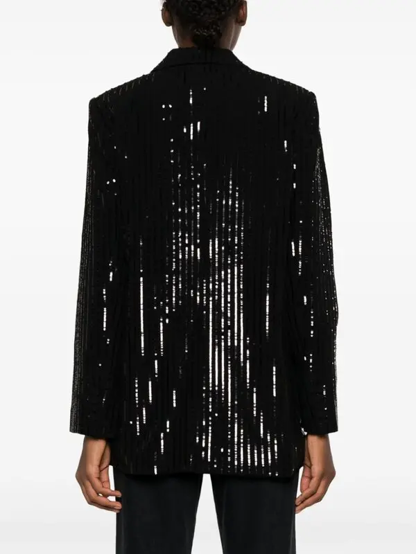 Michael Kors Sequin-embellished Striped Blazer