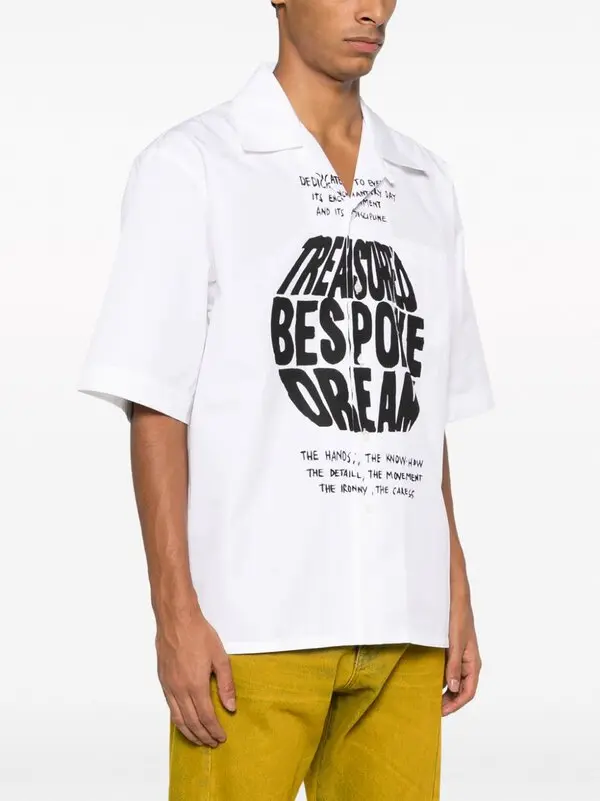 Marni Text-print Cotton Shirt