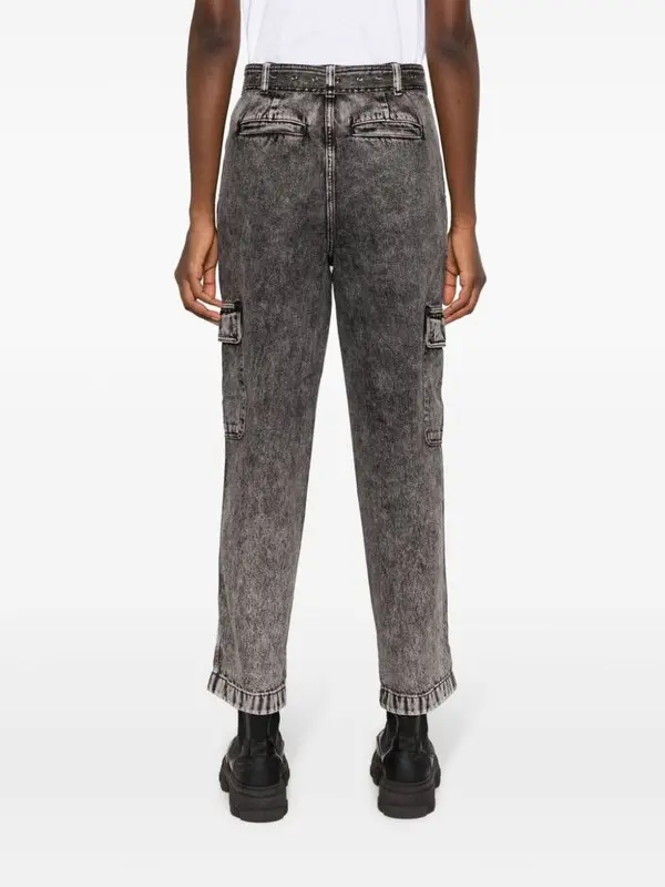 Michael Kors Belted Straight-leg Jeans