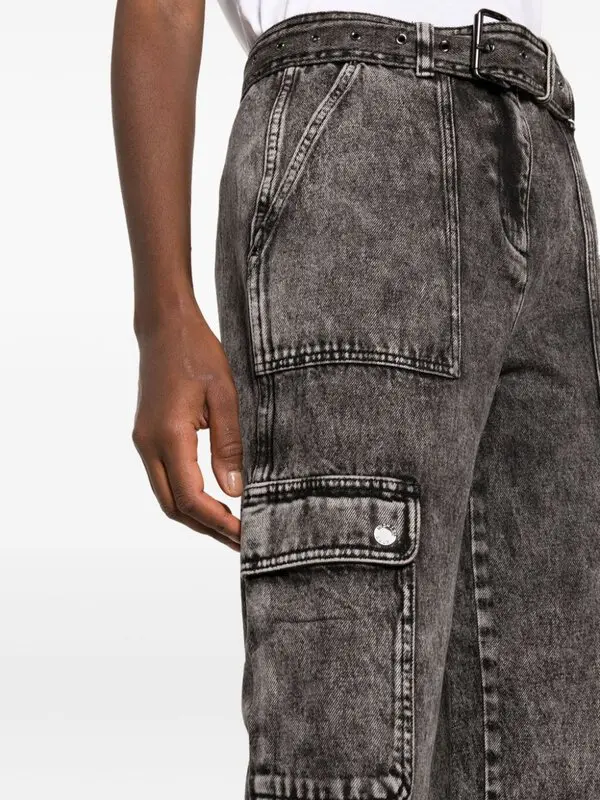 Michael Kors Belted Straight-leg Jeans