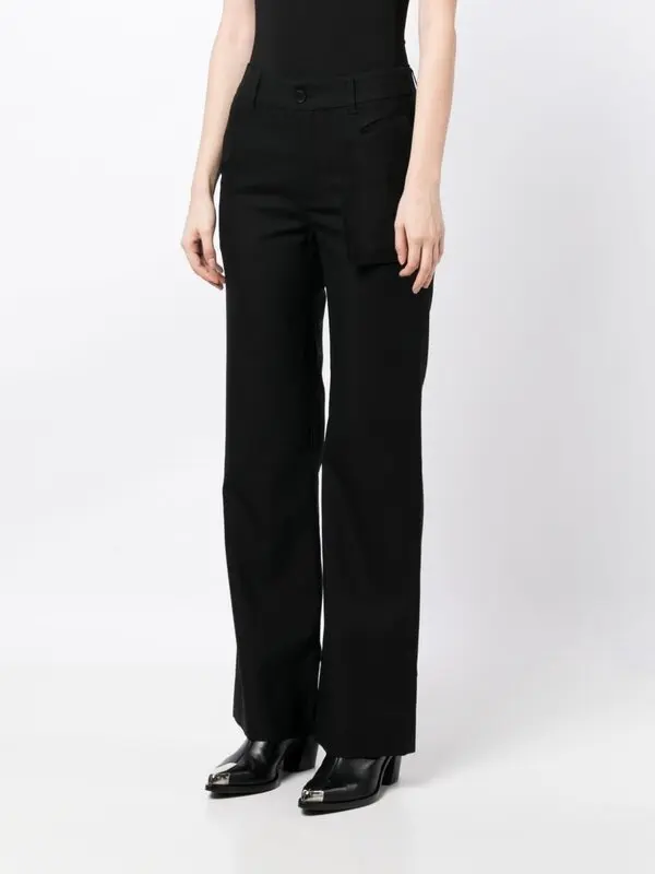 FENG CHEN WANG Mid-rise Flared Trousers