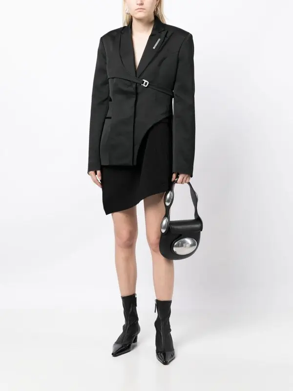 HELIOT EMIL Logo-plaque Asymmetric Blazer