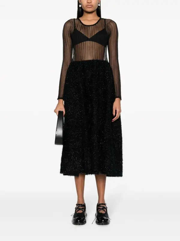 CFCL Semi-sheer Midi Dress