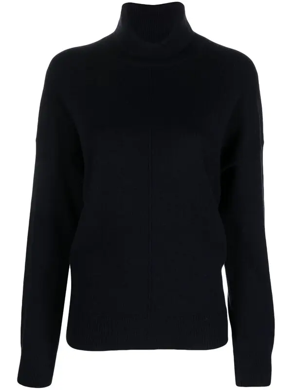 Chinti & Parker High-neck Knit Sweater - Blue