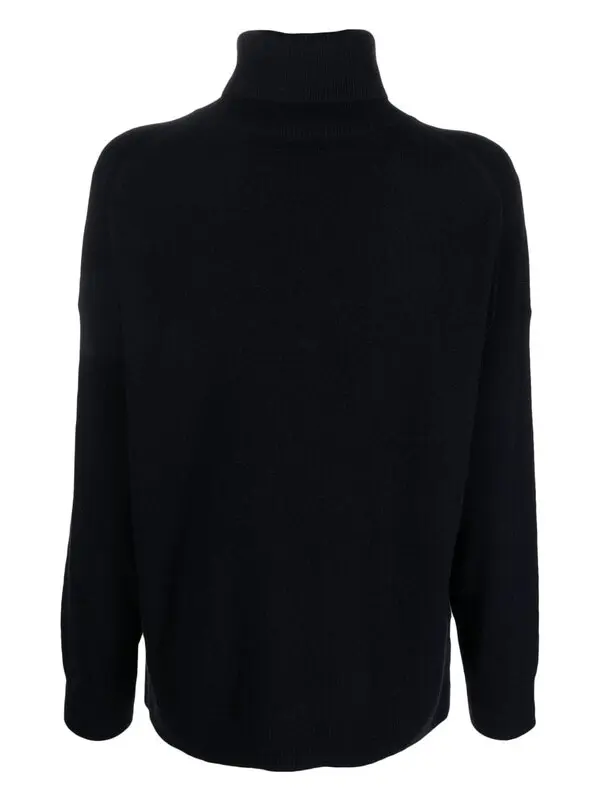 Chinti & Parker High-neck Knit Sweater - Blue