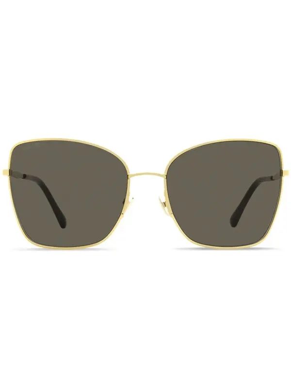 JIMMY CHOO Alexis Oversized Sunglasses - Brown