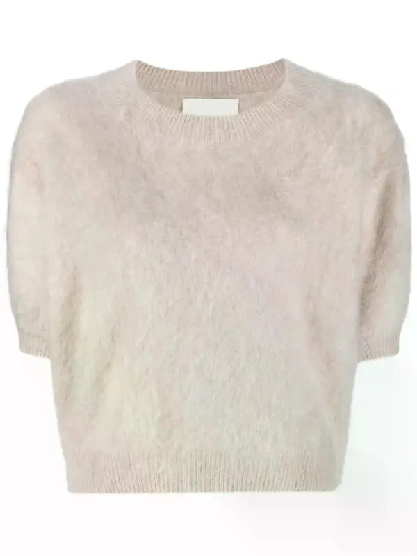 LISA YANG Crew-neck Cashmere Jumper - Neutrals