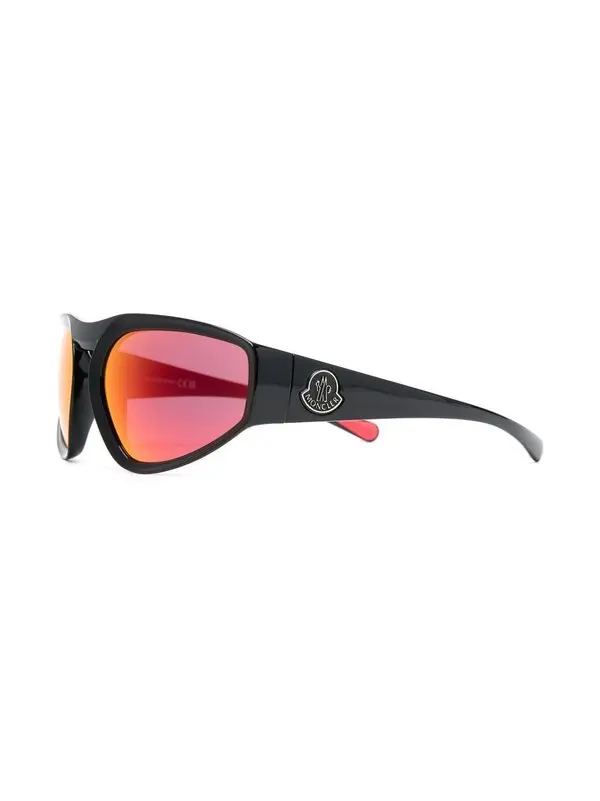 Moncler Pentragra Shield-frame Sunglasses