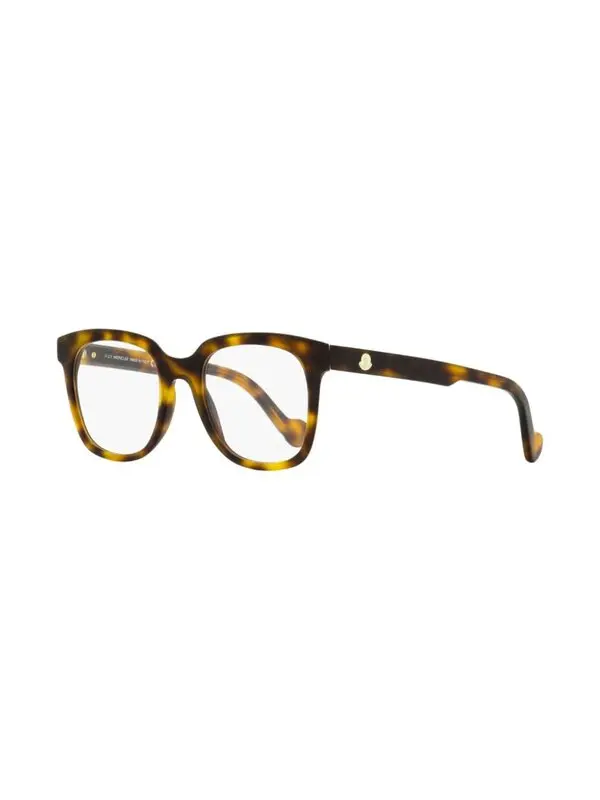 Moncler Tortoiseshell Square-frame Glasses