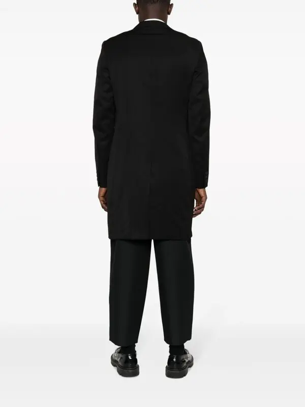 Comme Des Garçons Zip-detailed Wool Coat