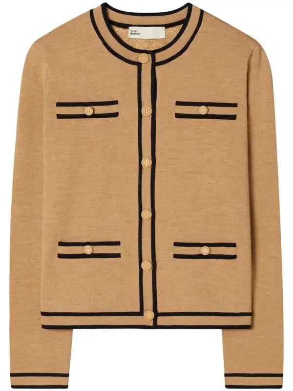 Tory Burch Kendra Cardigan - Brown