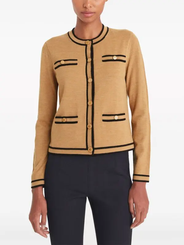 Tory Burch Kendra Cardigan - Brown