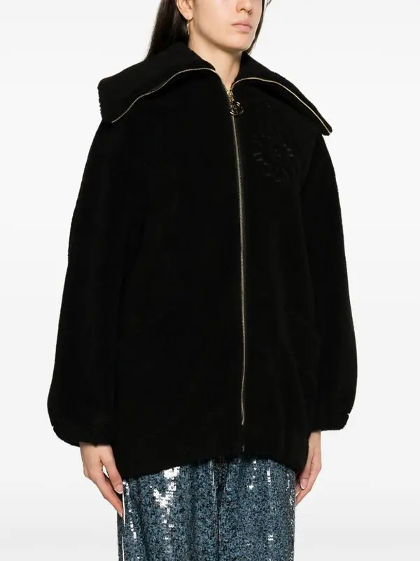 PATOU Logo-embroidered Fleece Jacket