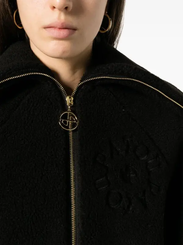 PATOU Logo-embroidered Fleece Jacket