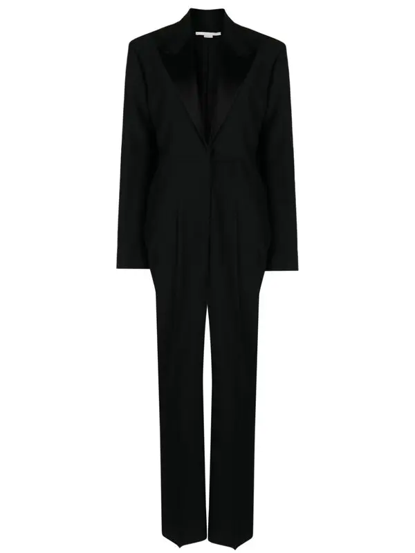 Stella McCartney Tailored Wool Jumpsuit - Black