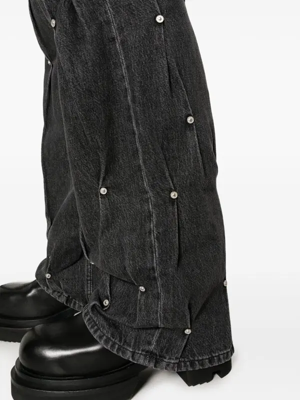 KUSIKOHC Multi-rivet Straight-leg Jeans