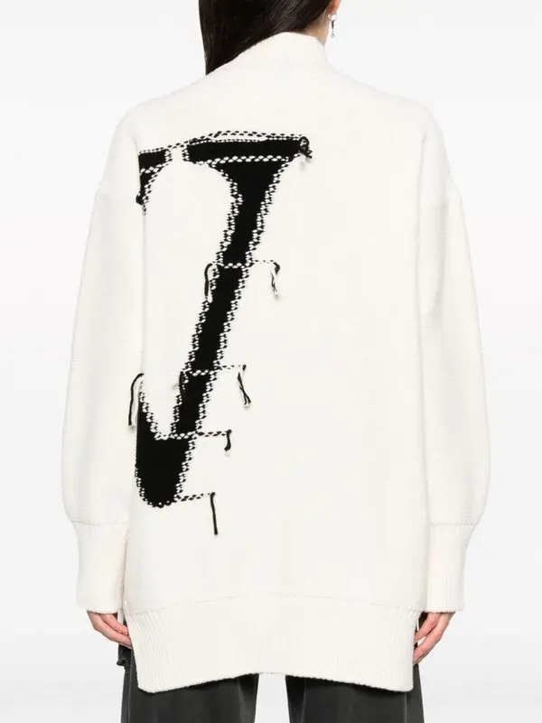 Off-White Maxi Logo Jumper - White