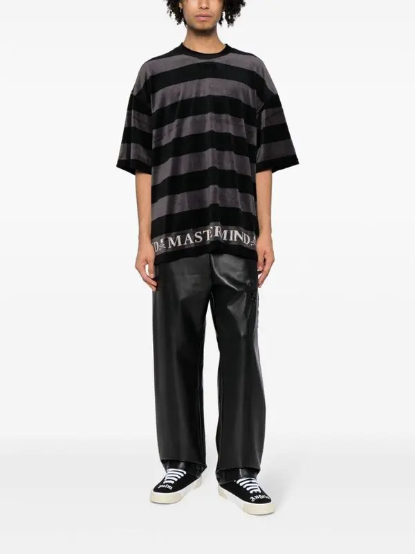 MASTERMIND WORLD Logo-print Towelling-finish T-shirt