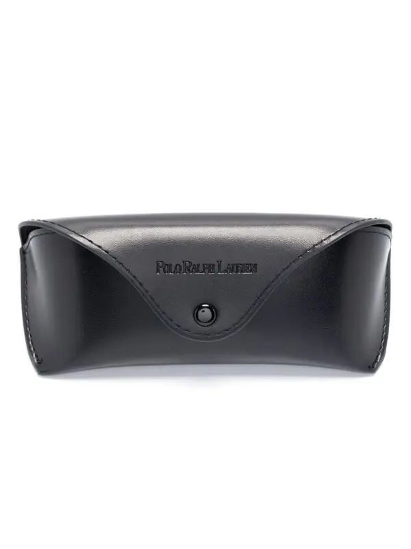 POLO RALPH LAUREN EYEWEAR Logo-engraved Round-frame Sunglasses