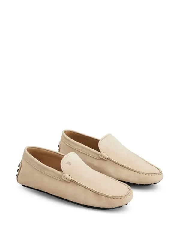 TOD'S Logo-debossed Leather Loafers