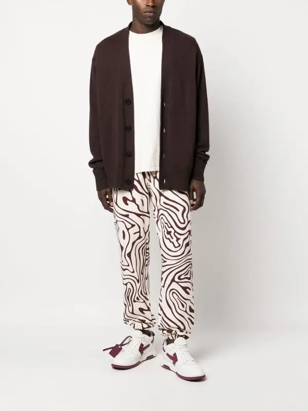 COUNTY OF MILAN Marcelo Burlon Swirl-print Cotton Track Pants