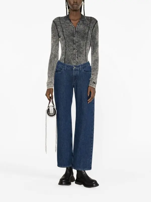 Off-White Low-rise Straight-leg Jeans