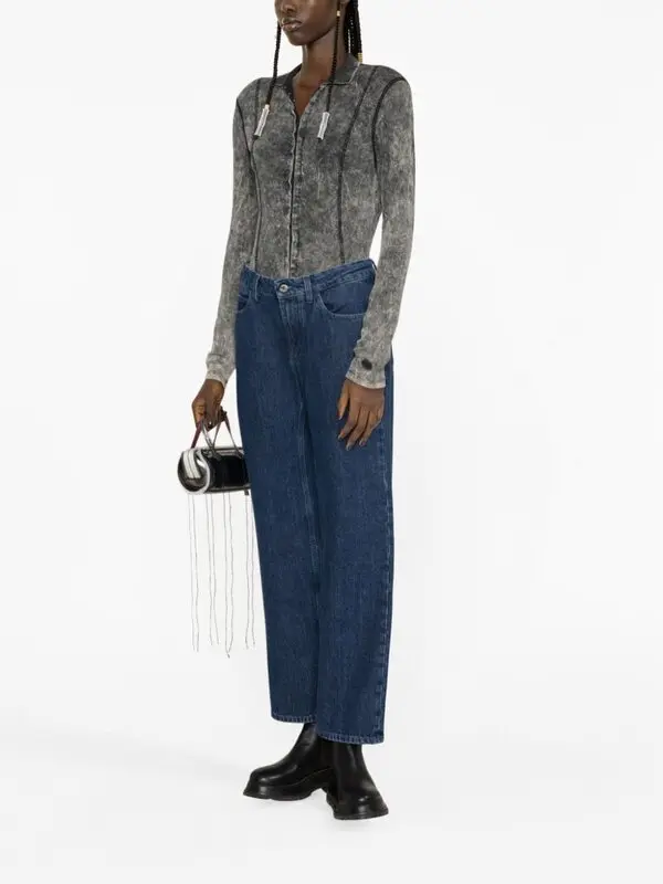Off-White Low-rise Straight-leg Jeans