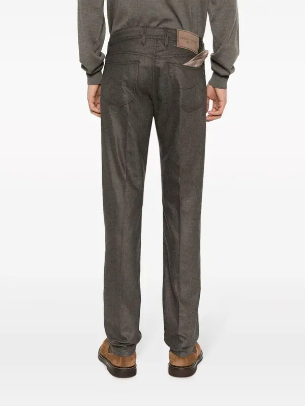 Jacob Cohen Bard Slim-cut Trousers - Brown