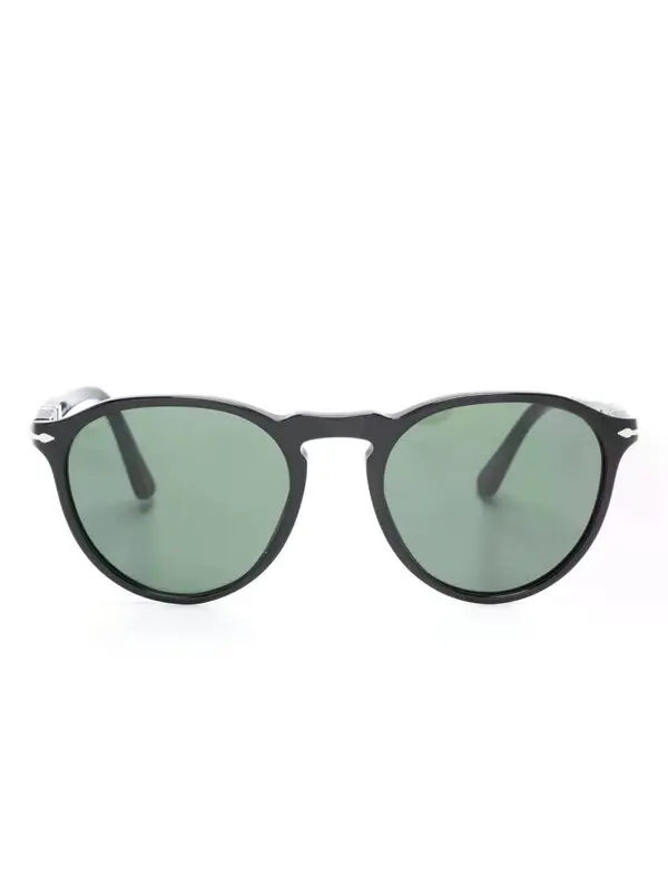 Persol Round Frame Sunglasses - Black