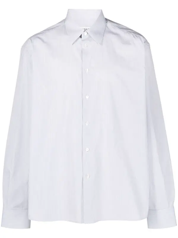 LANVIN Pinstripe-print Cotton Shirt