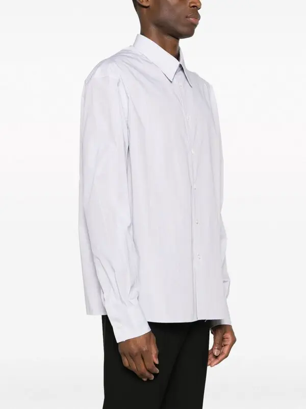 LANVIN Pinstripe-print Cotton Shirt